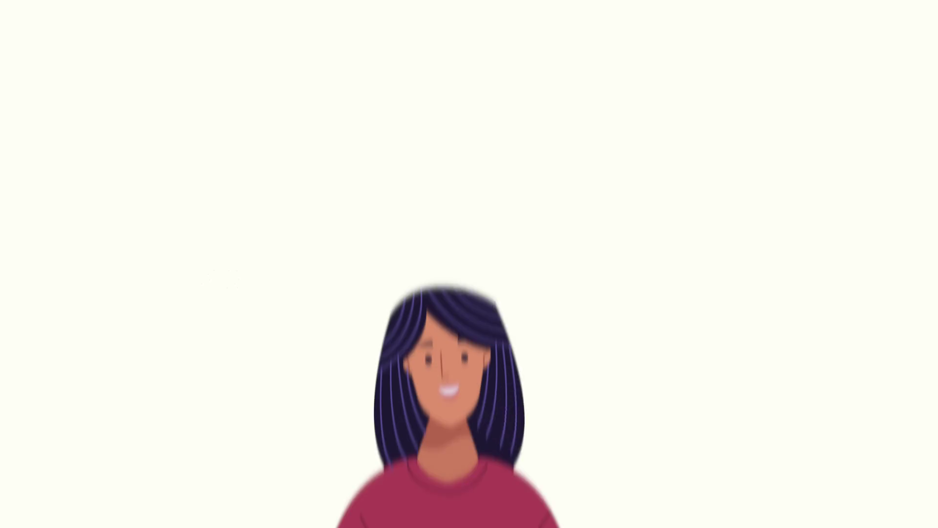 Young Woman Standing Character Animation Stock Motion Graphics SBV ...