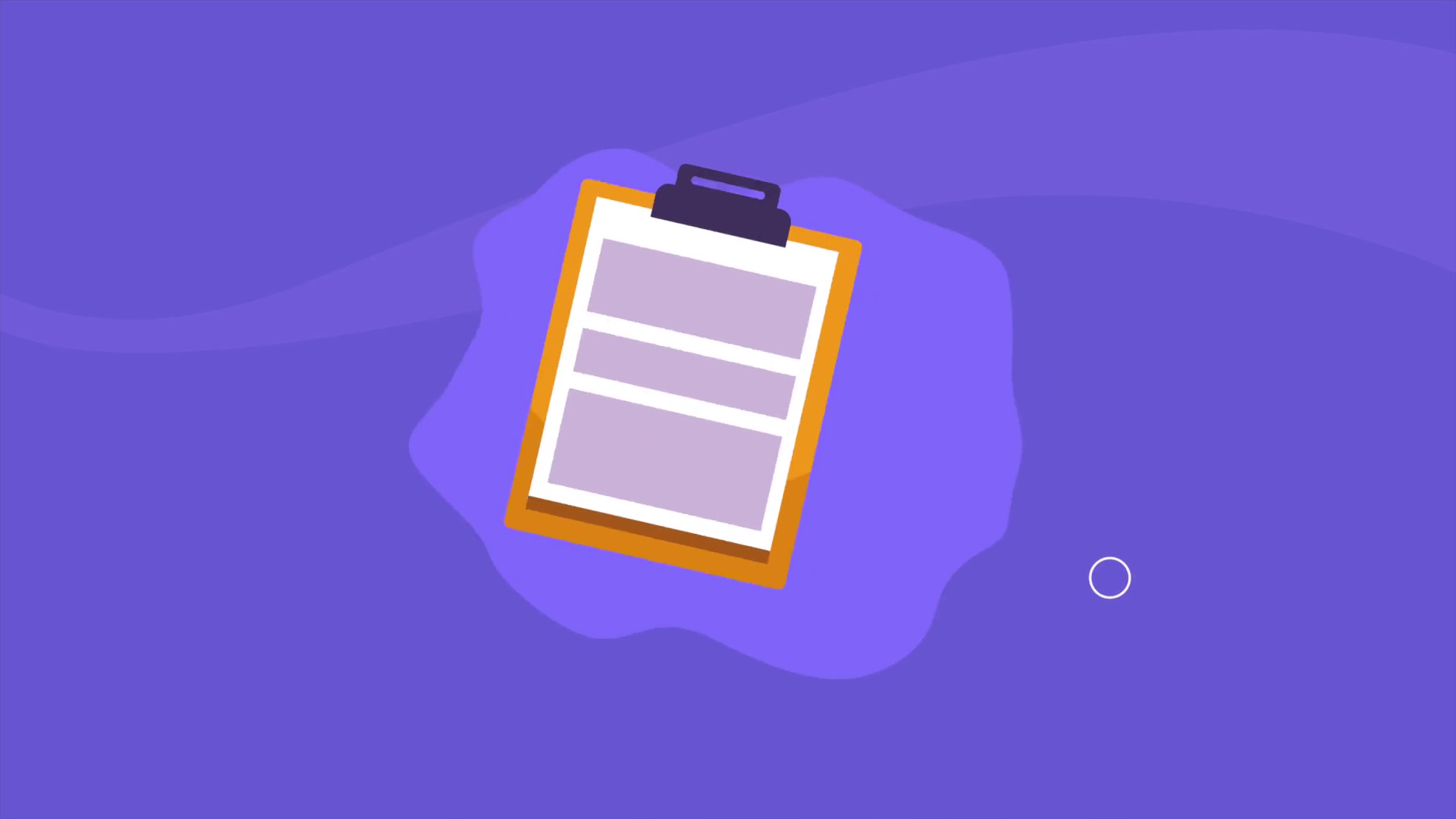 Clipboard Document With Gear Animation Stock Motion Graphics SBV ...