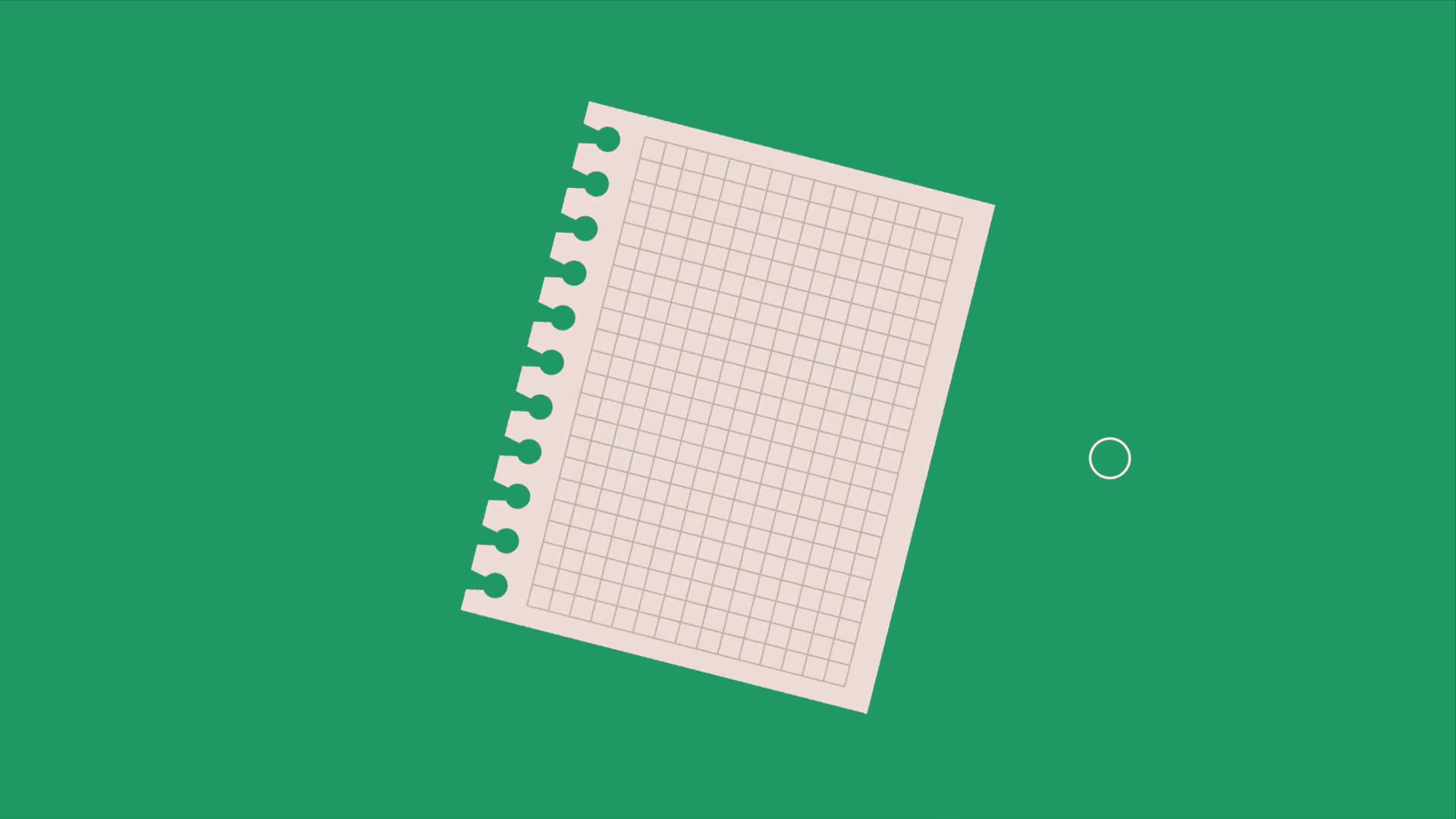 happy teachers day lettering with notebook sheet Motion Background 00: ...