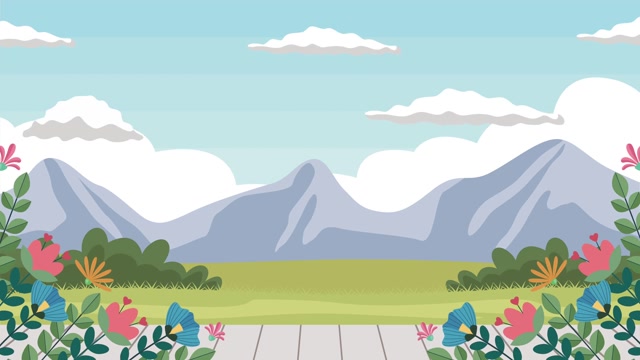 Comic Background | Nature motion backgrounds - Storyblocks