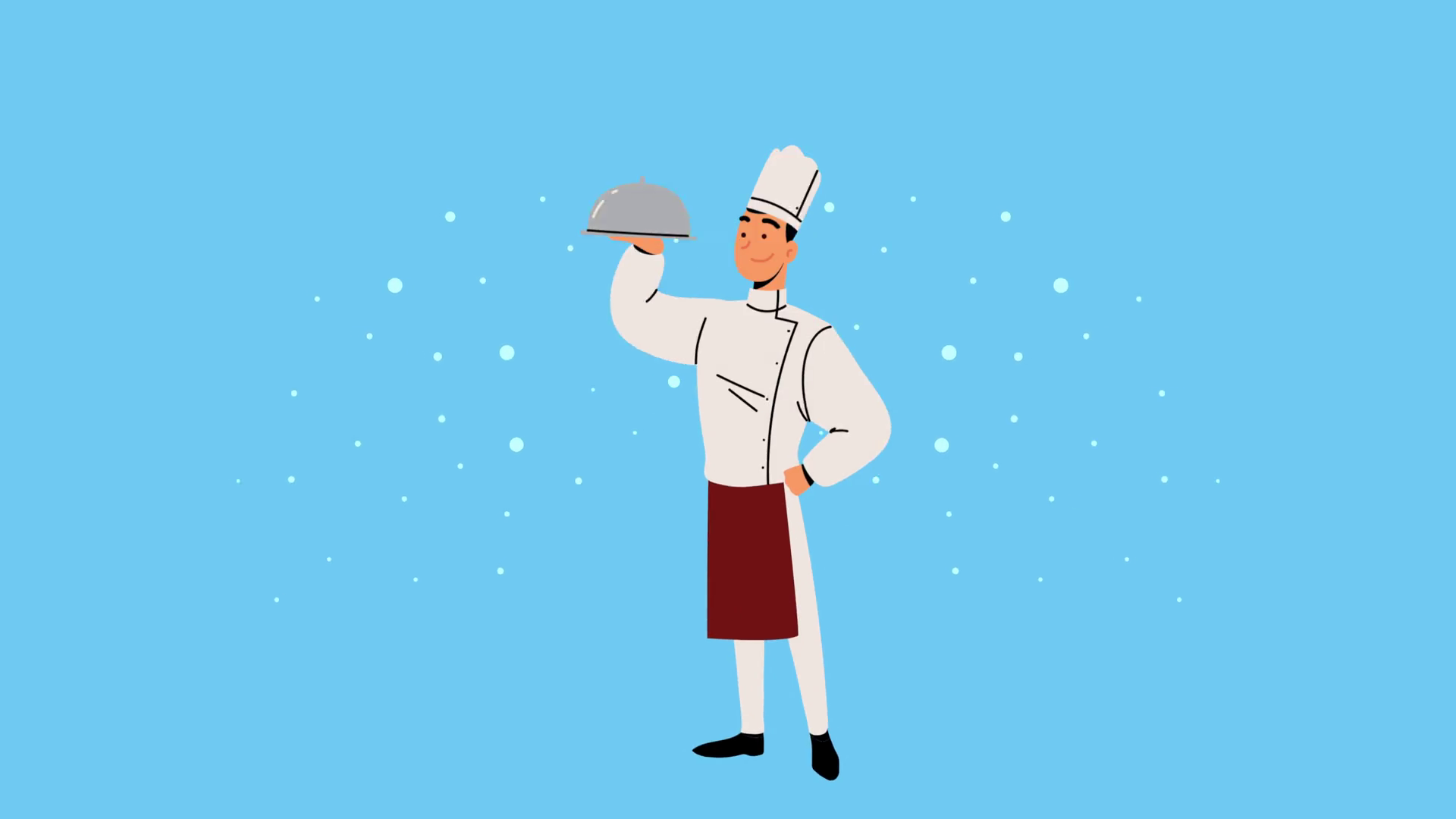 chef male worker character animation Motion Background 00:11 SBV ...