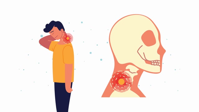 Neck Pain Animation Stock Footage: Royalty-Free Video Clips - Storyblocks