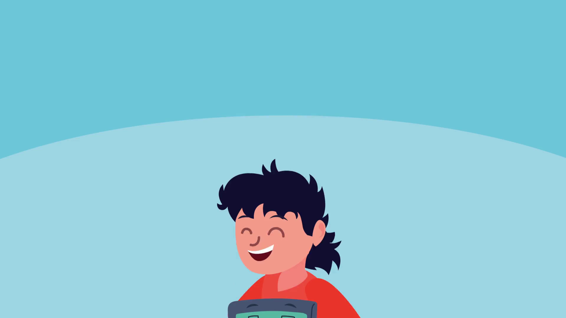 Young Student Boy With Calculator Kawaii Stock Footage SBV-347143369 ...