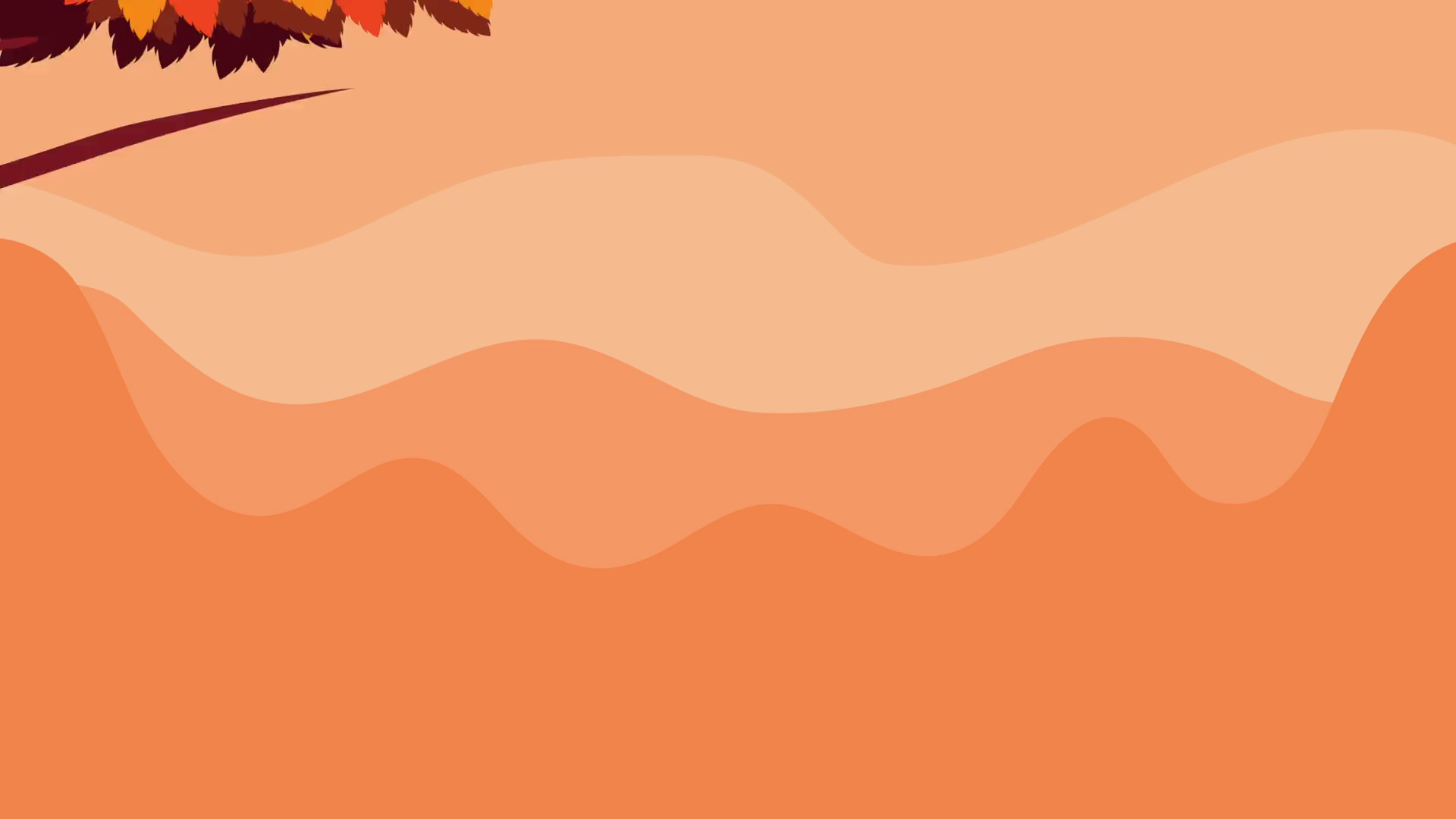 Hello Autumn Animation Landscape With Leafs Stock Motion Graphics SBV ...