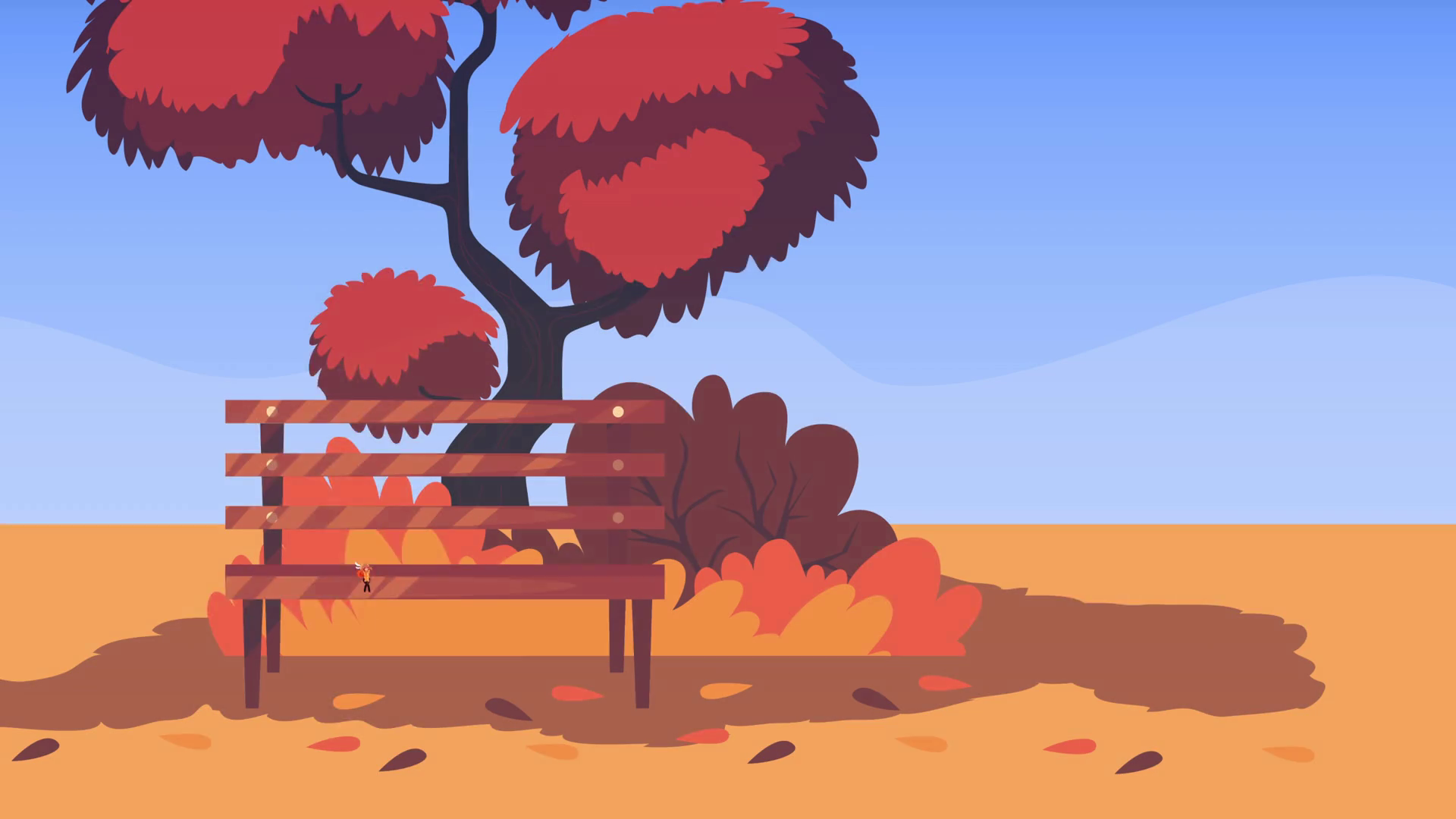 Hello Autumn Animation With Beautiful Girl Stock Footage SBV-347144498 ...