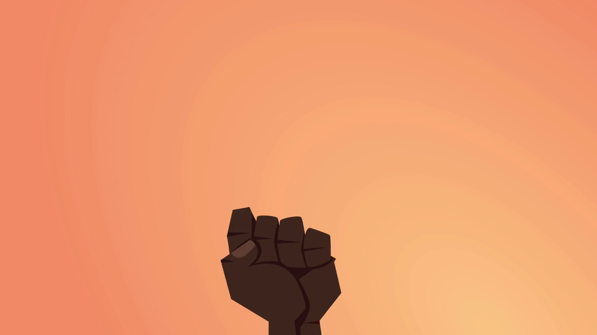 Black Lives Matter Animation With Hand Fist Stock Footage SBV-347145133 ...