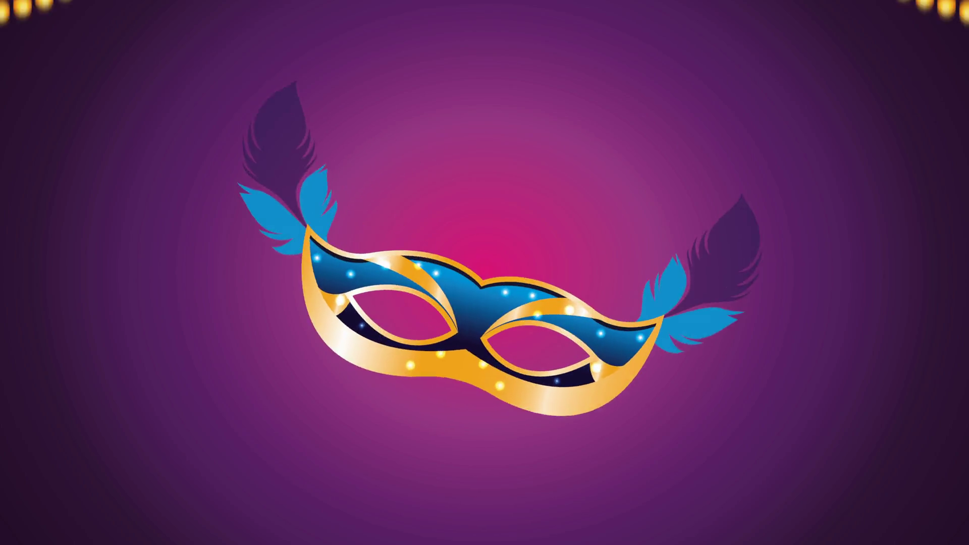 Mardi Gras Yellow Mask Animation Stock Footage SBV-347427885 - Storyblocks