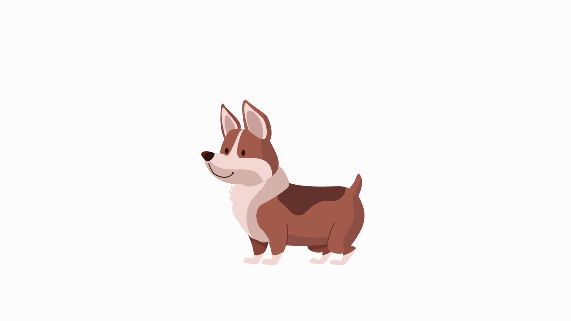 Adorable Corgi Mascot Animation Stock Motion Graphics SBV-347581067 ...