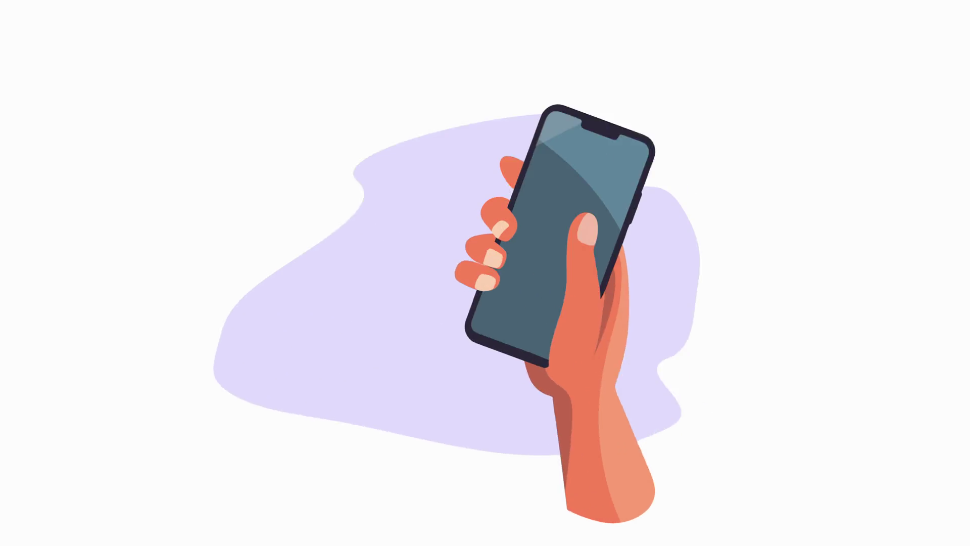 Hand Lifting Smartphone Device Animation Stock Motion Graphics SBV ...