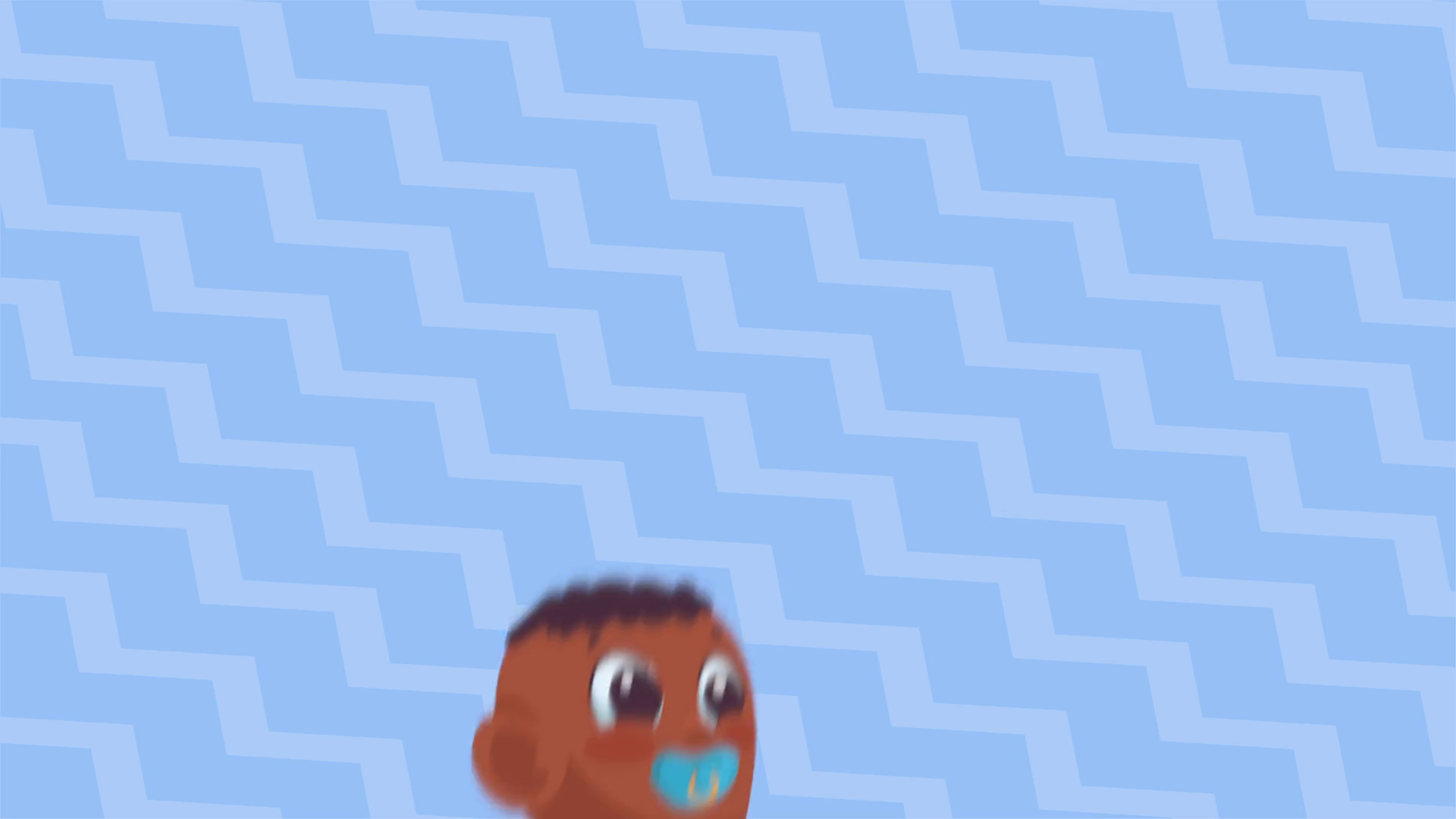 Afro Baby Sucking Pacifier Character Stock Footage SBV-347801565 ...