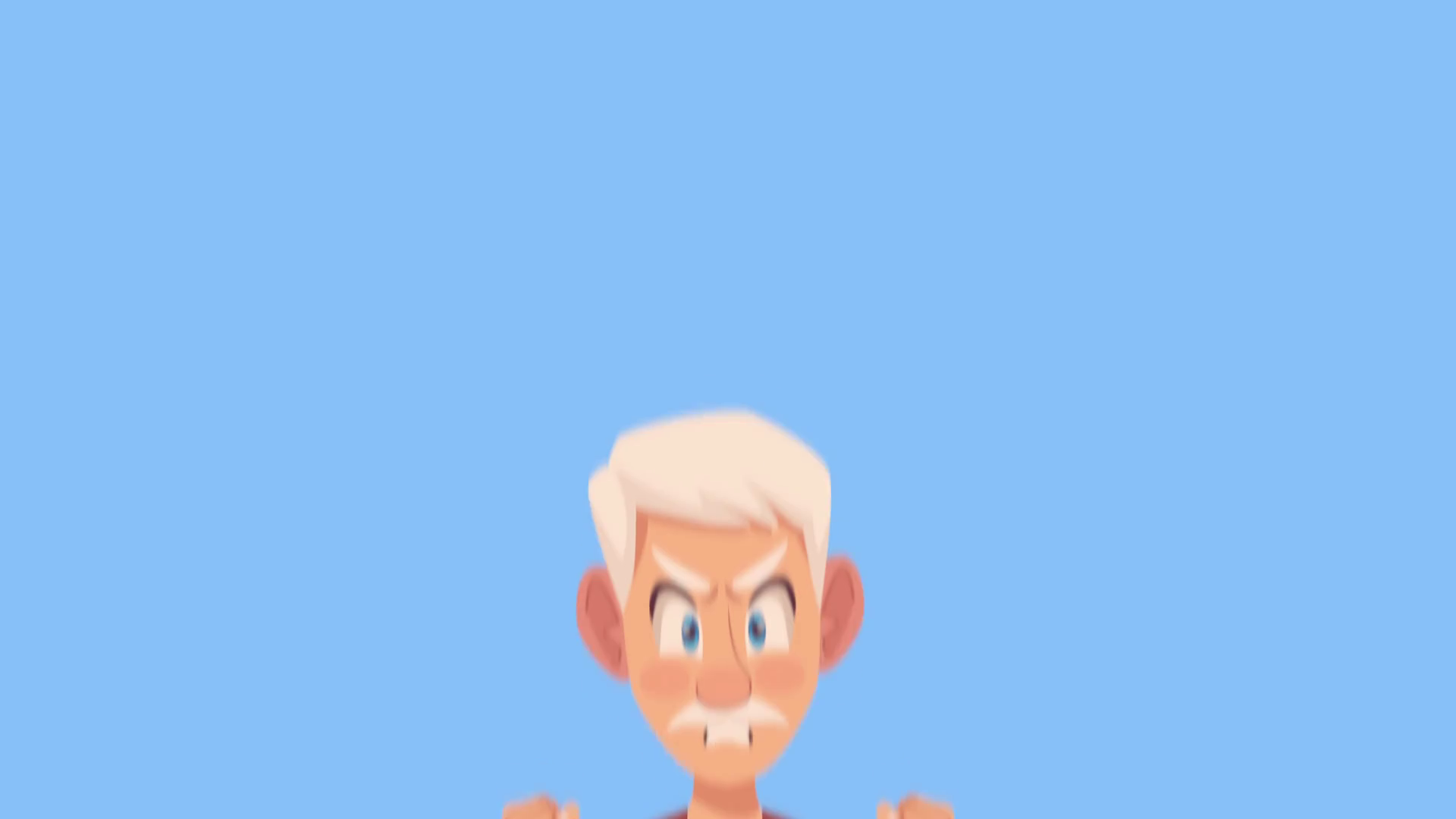 Old Man Angry Character Animation Stock Motion Graphics SBV-347802435 ...