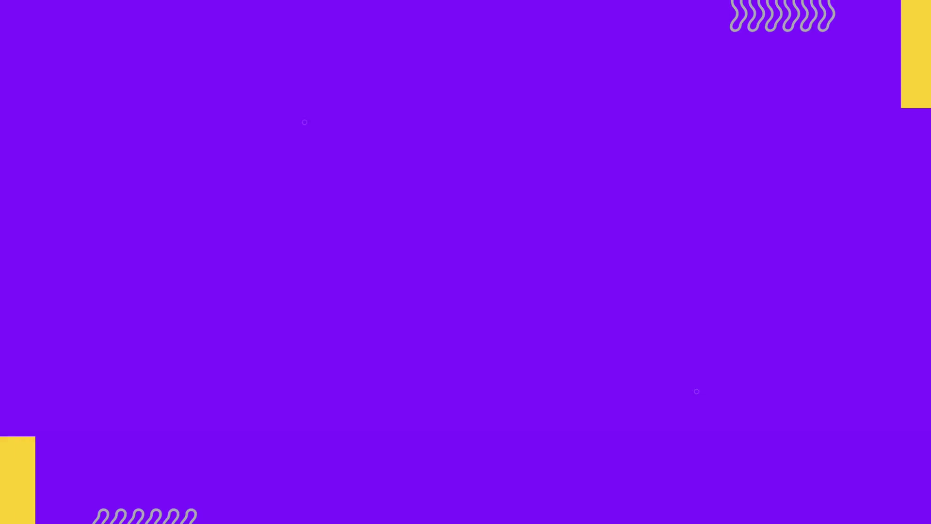 geometric figures and color memphis style in purple and yellow ...