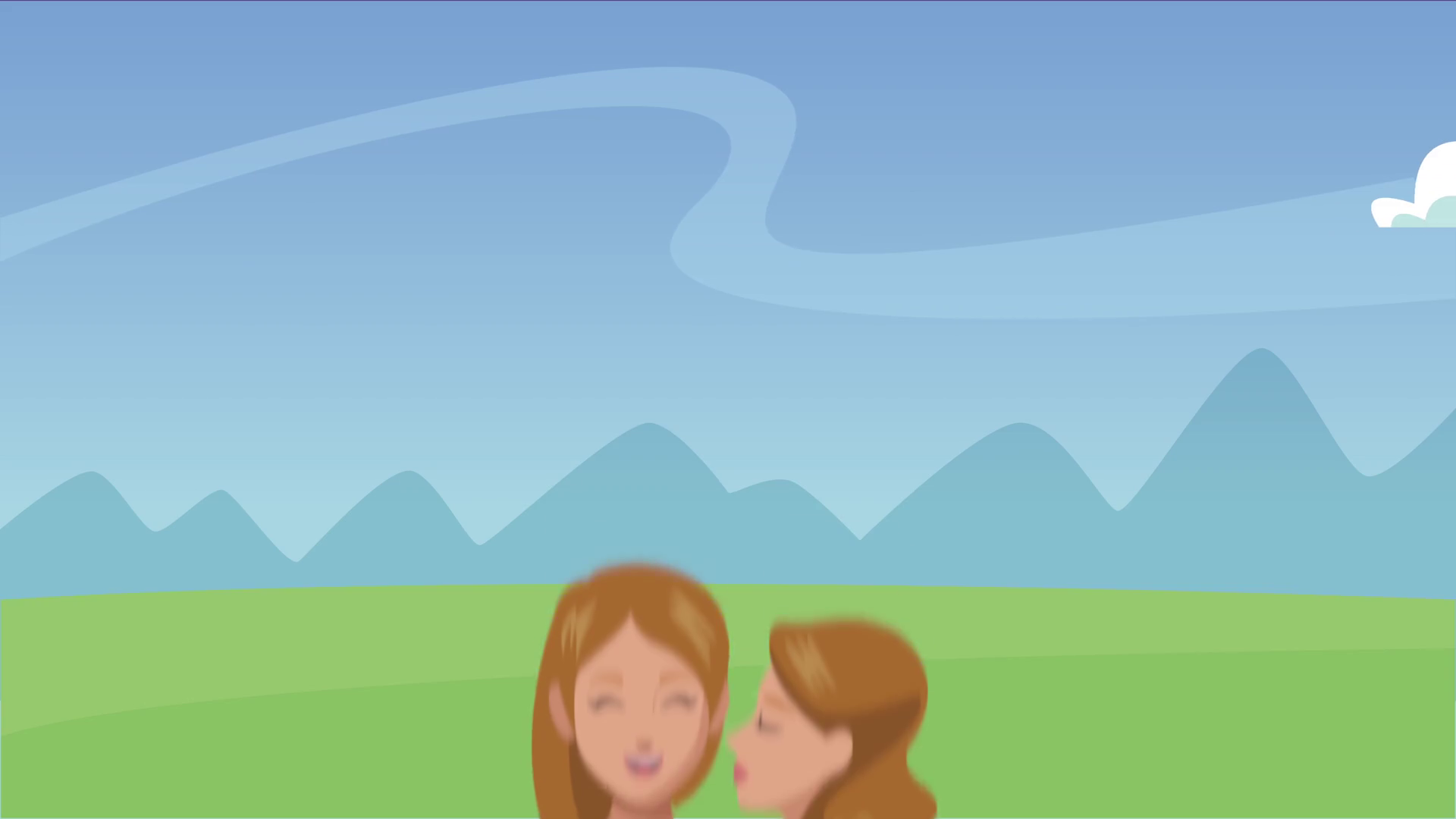 Happy Mothers Day Card With Mom And Daughter In The Field Stock Video happy-mothers-day-card-with-mom-and-daughter-in-the-field-stock-video