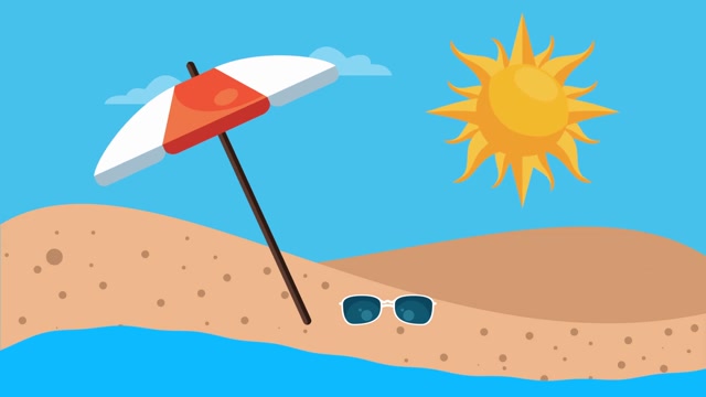 Beach Animation Stock Footage: Royalty-Free Video Clips - Storyblocks