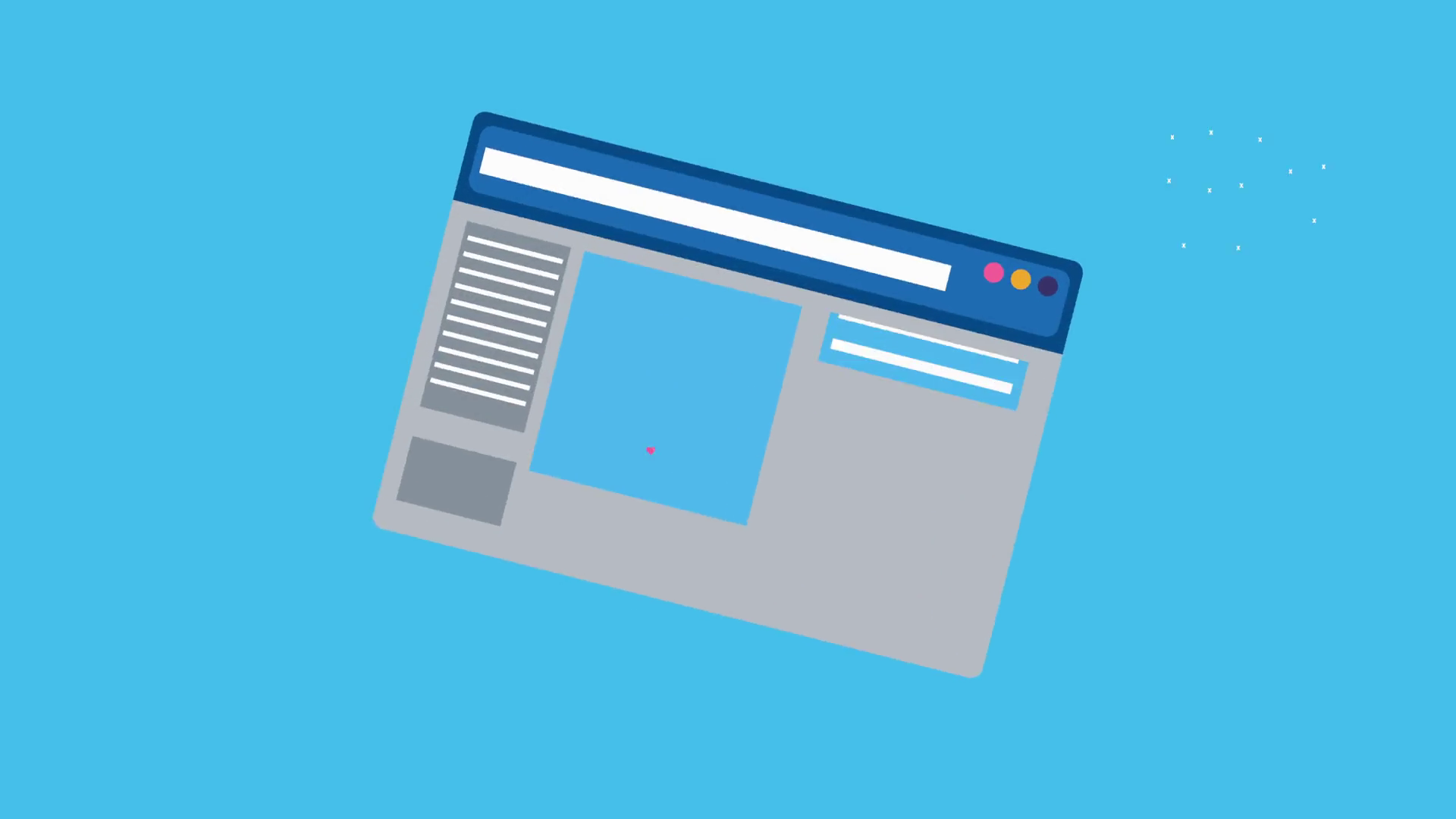 Webpage Template With Heart Animated 4k Stock Footage SBV-338594199 ...