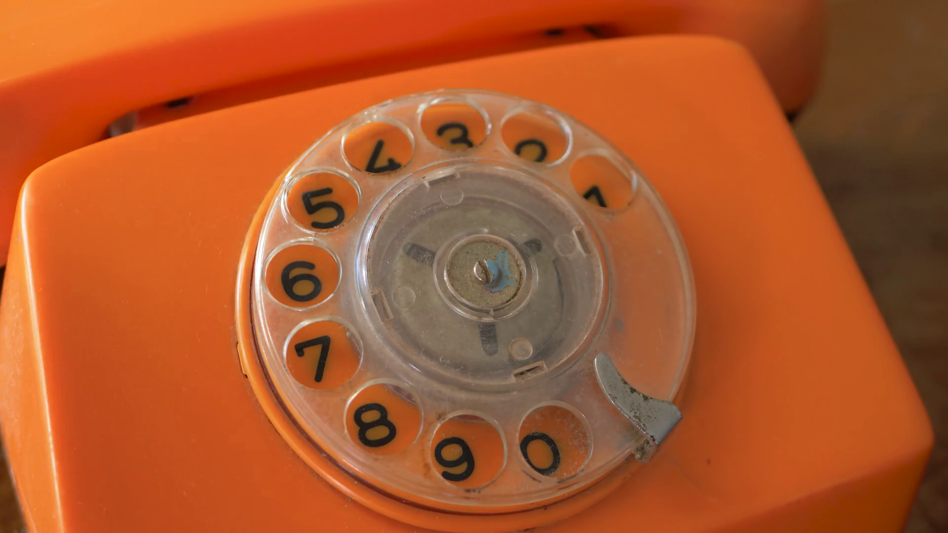Typical Old Phone With Letters On Rotary Stock Footage SBV-348400762 ...