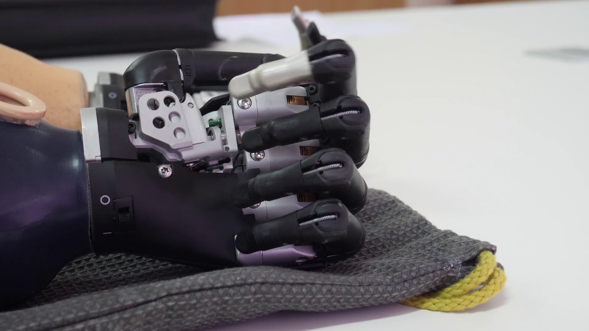 Future Technology In Black Prosthetic Stock Footage SBV-336932646 ...