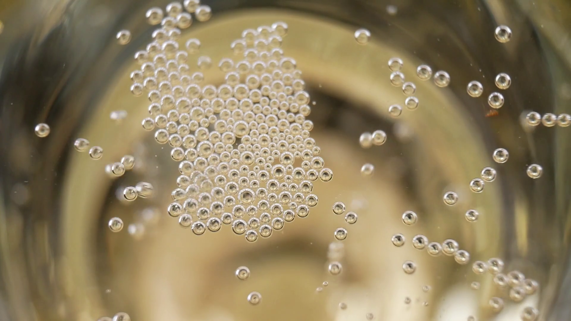 Bubbles In Glass: Champagne Pouring Foaming Stock Footage SBV-334779397 ...