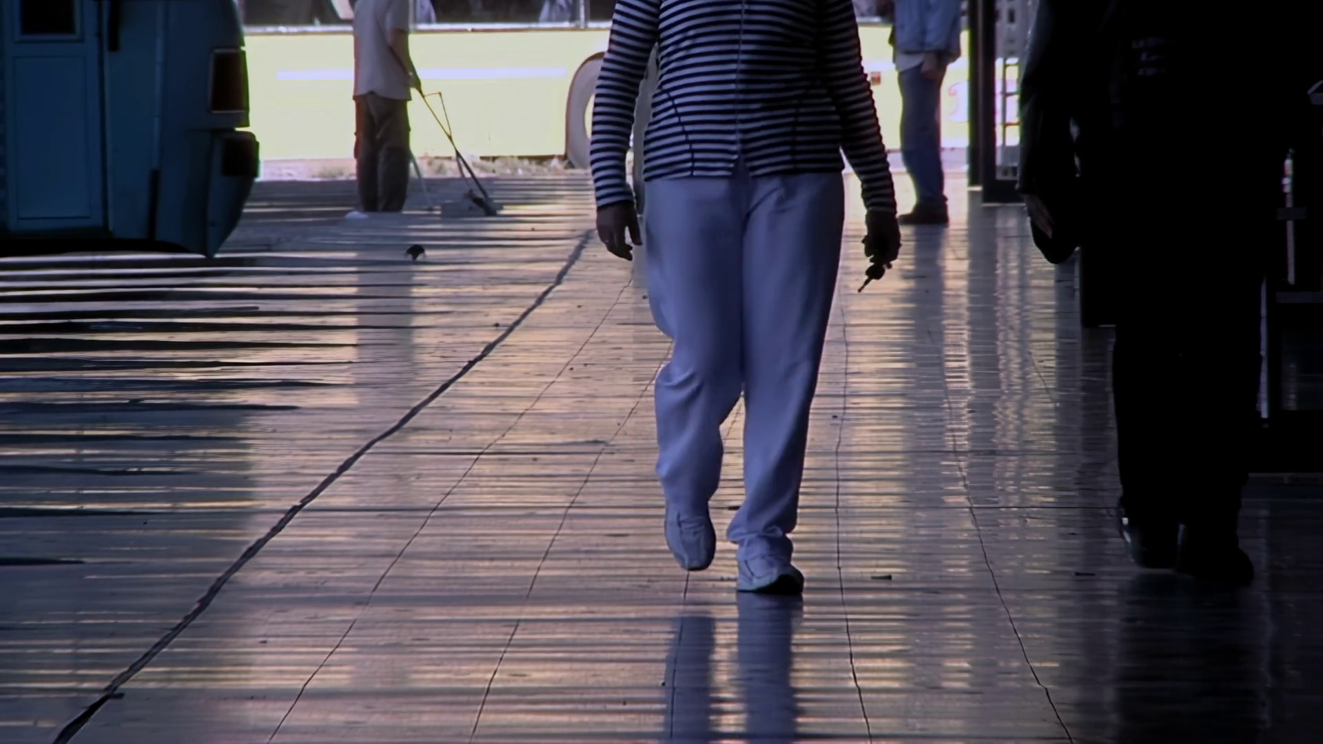 Woman Walking On Platform At Rosario Stock Footage SBV-351944271 ...