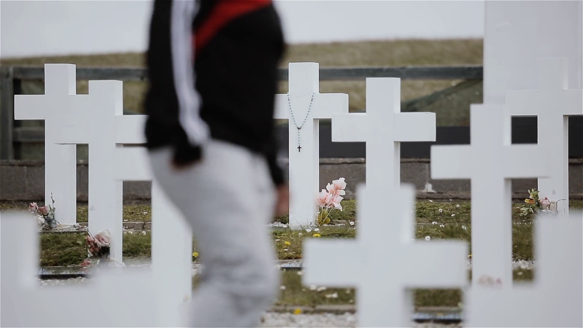 Darwin Cemetery In East Falkland Tribute To Stock Footage SBV-351949221 ...