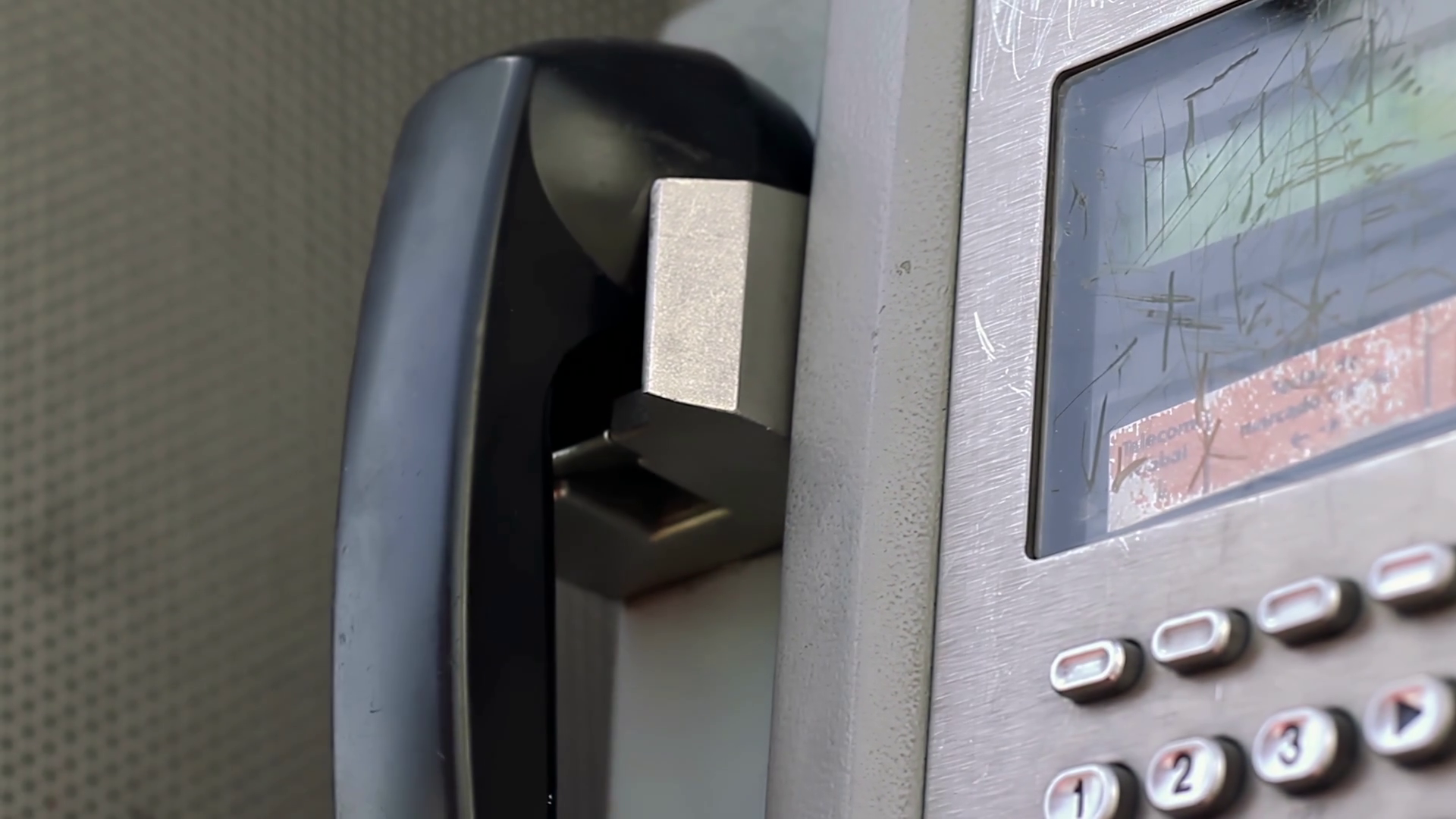Close-up Of Woman Picking Up Public Phone Stock Footage SBV-352200173 ...