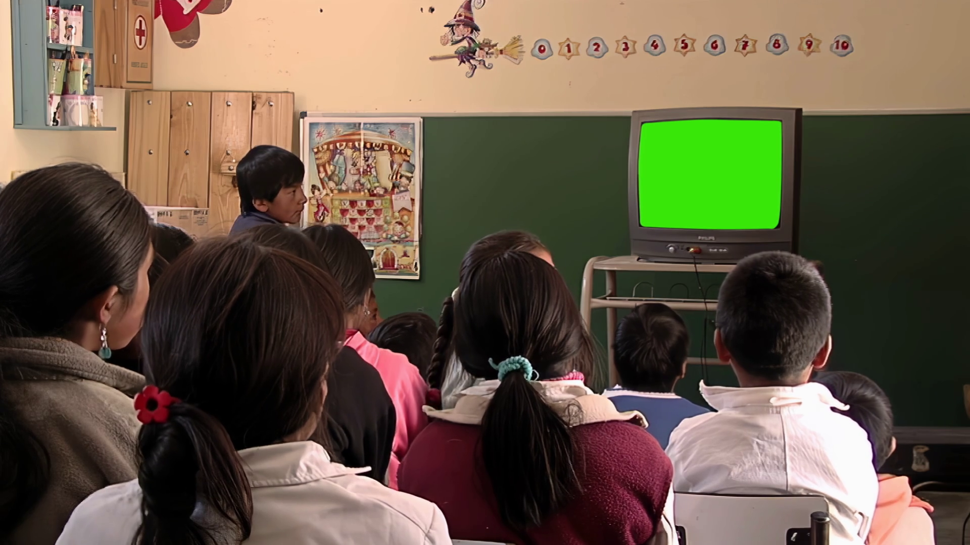 Classroom Scene With Primary School Children Stock Footage SBV ...