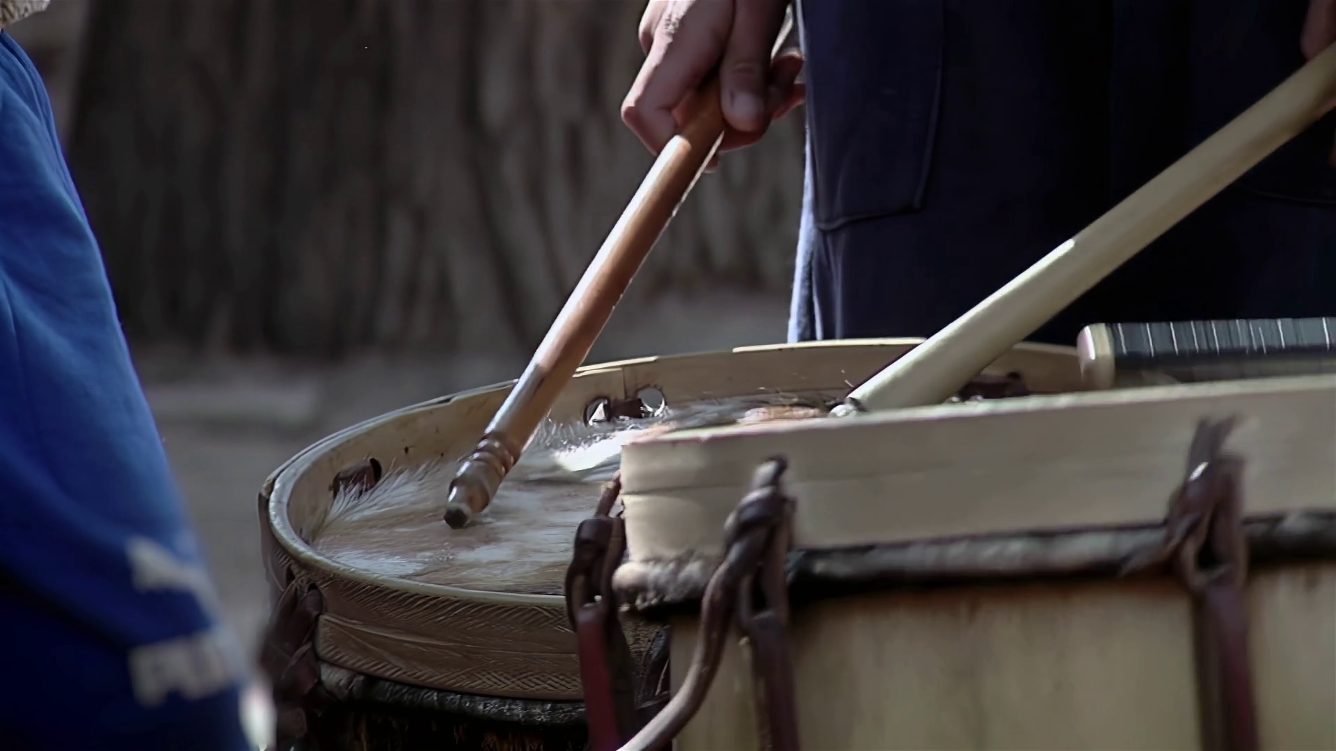 Young Boy Playing Bombo Leguero: Traditional Stock Footage SBV ...