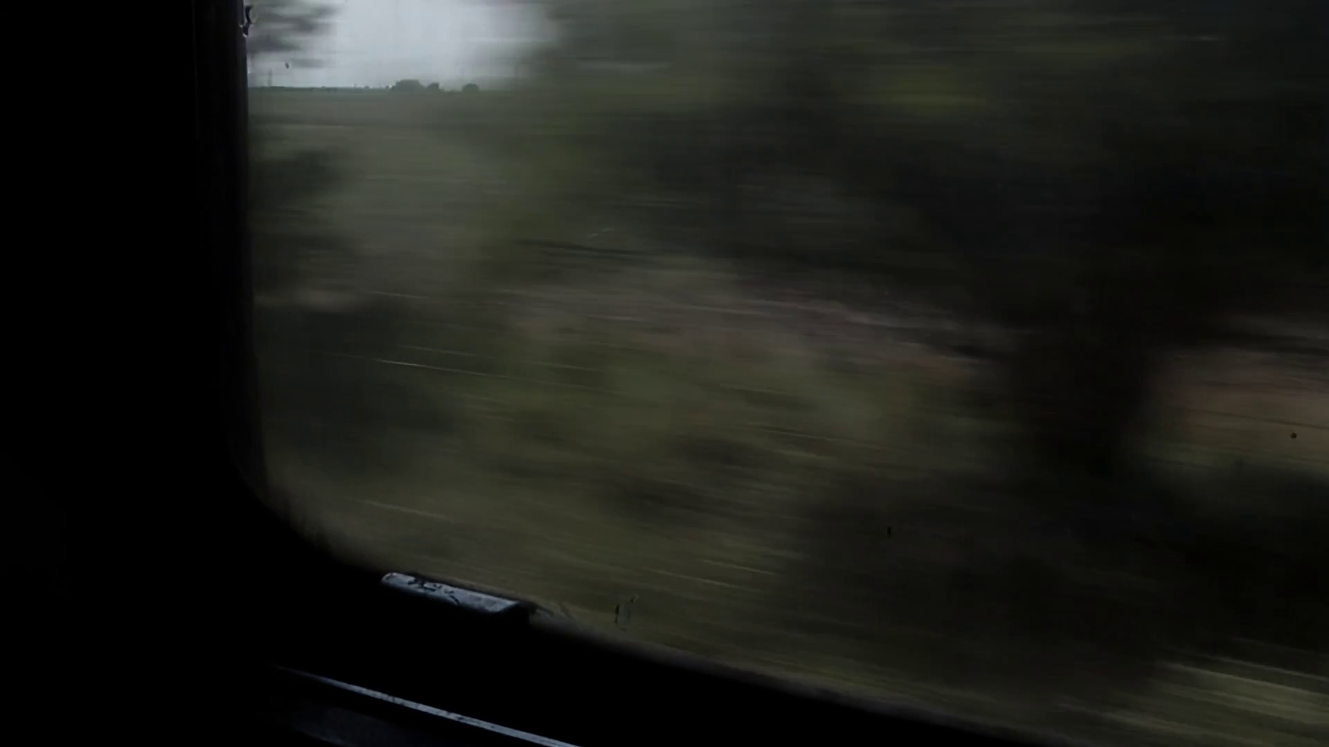 View From Inside Moving Train Window Stock Footage SBV-353091794 ...