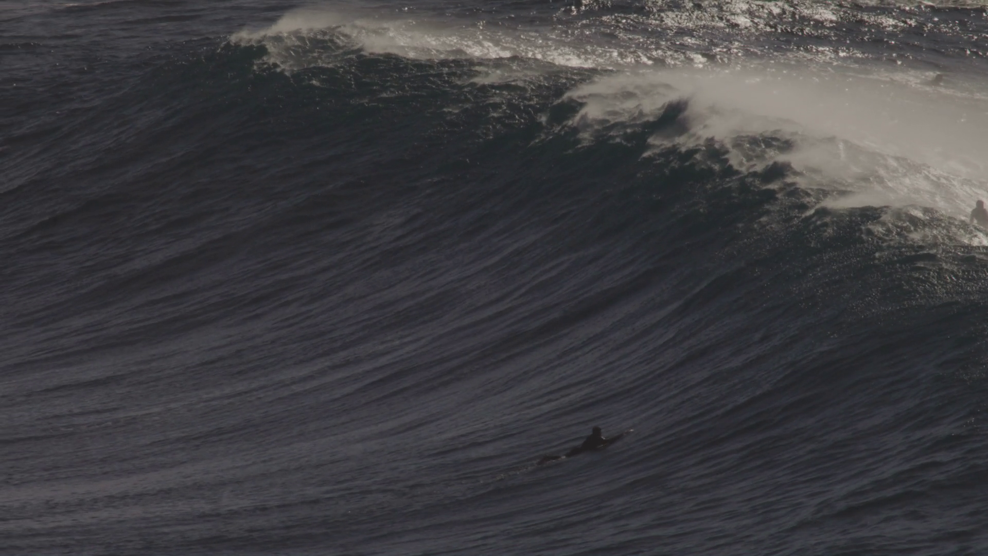 Majestic Avalon Surf Wave Forms In Light Sea Stock Footage SBV ...