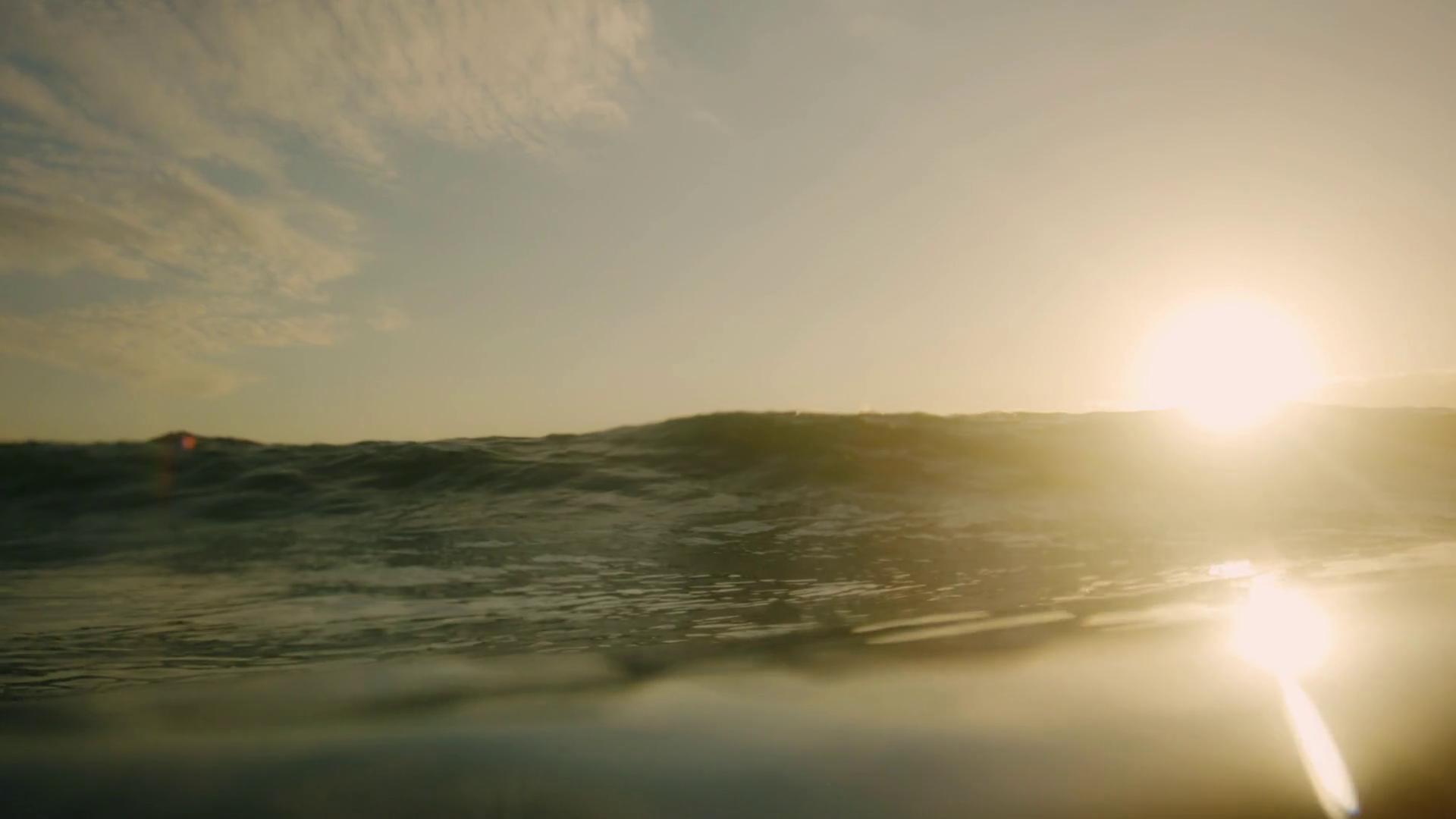 View From Surface Of Water Wave Rises Stock Footage SBV-351679734 ...