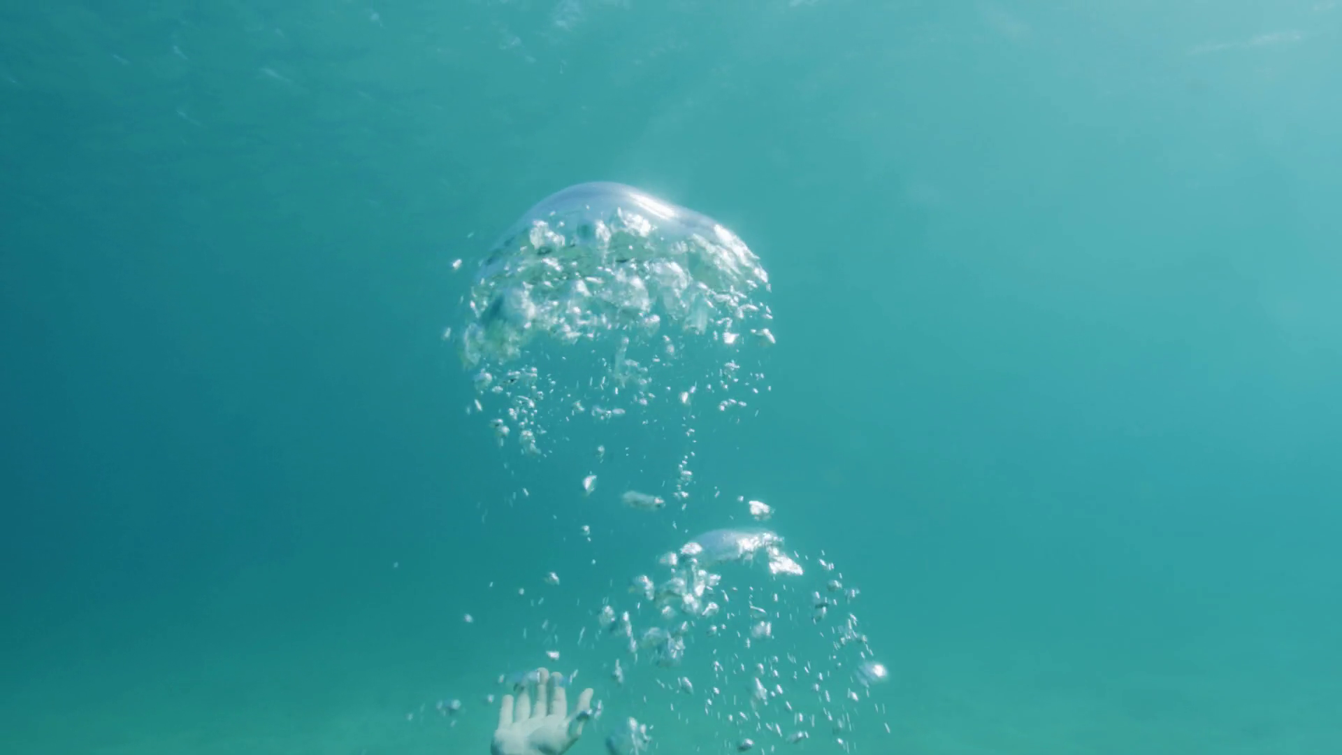 Underwater Capture Of Bubble Rings Created Stock Footage SBV-351748015 ...