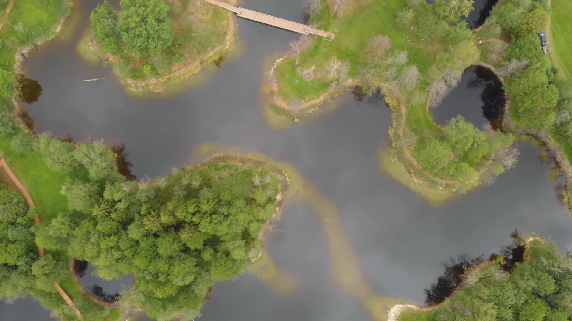 Aerial View Of Kirkilai Karst Lakes Stock Footage SBV-353346043 ...
