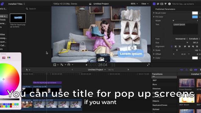 Pop Up Title Templates Royalty-Free - Storyblocks