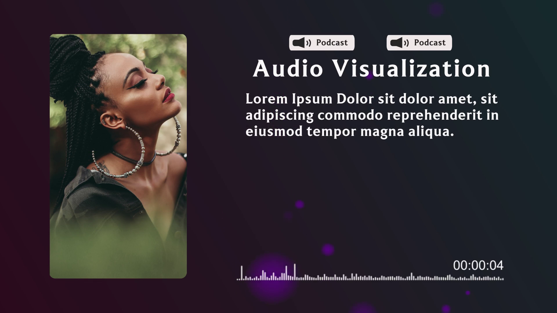 Podcast Audio Visualization Ae Template SBV-347150907 - Storyblocks