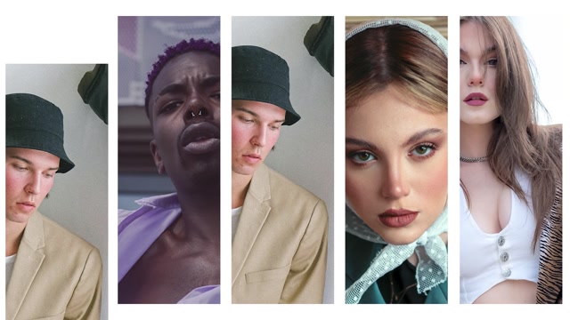 Split Screen Five Templates Royalty-Free - Storyblocks