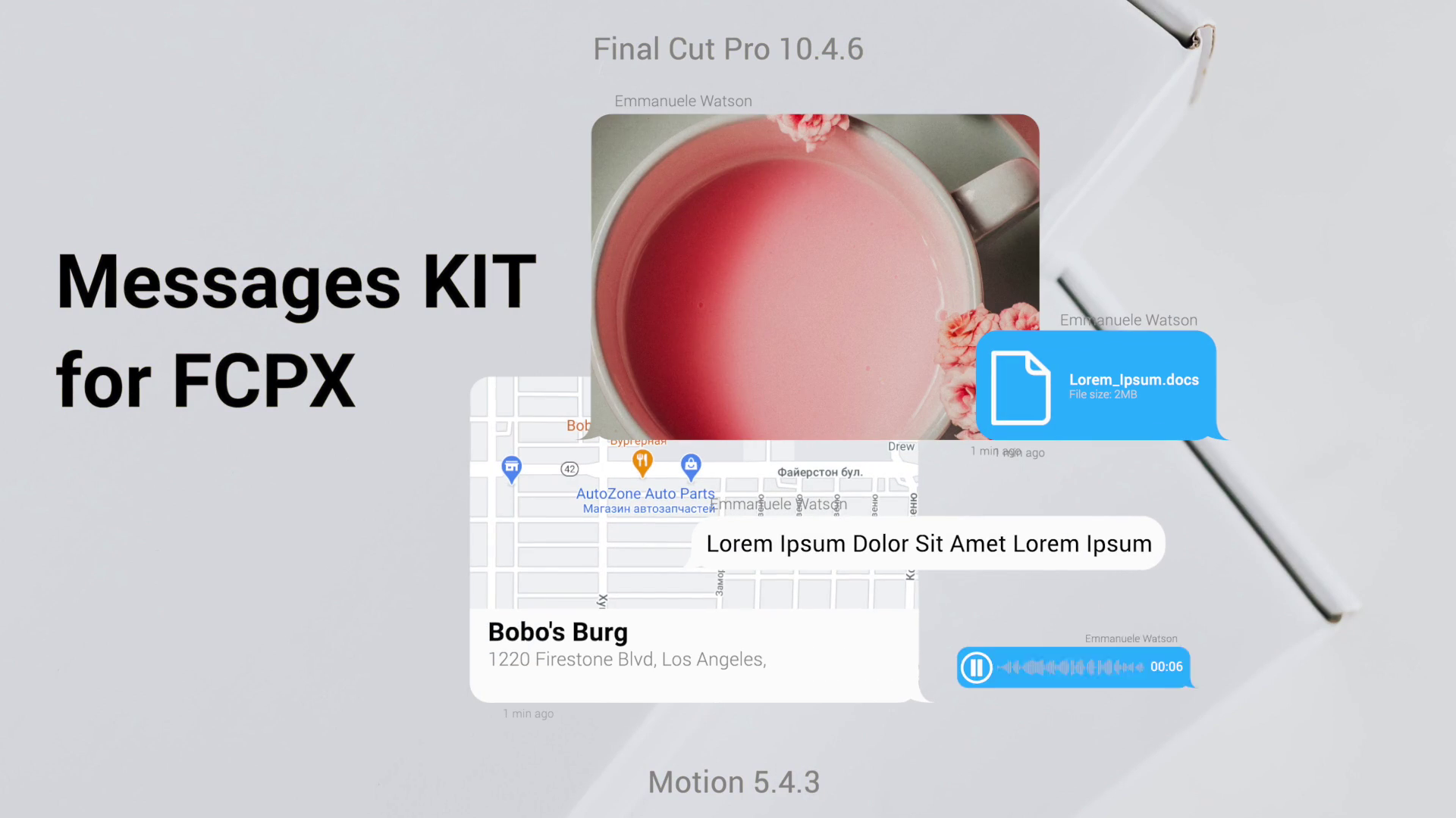 Text Messages Kit Fcpx Template SBV-346832006 - Storyblocks