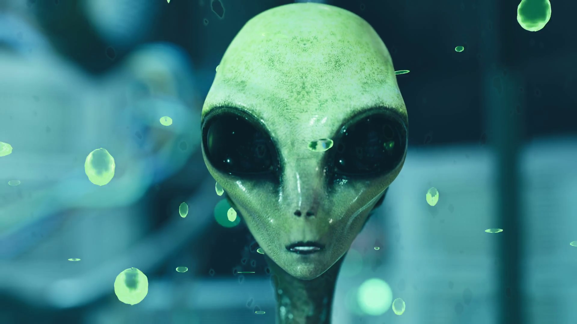 Alien In Aquarium With Green Liquid In Stock Motion Graphics SBV ...