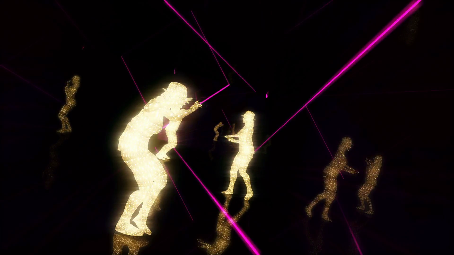 Futuristic Girls Dancing In Neon Nightclub Stock Motion Graphics SBV ...