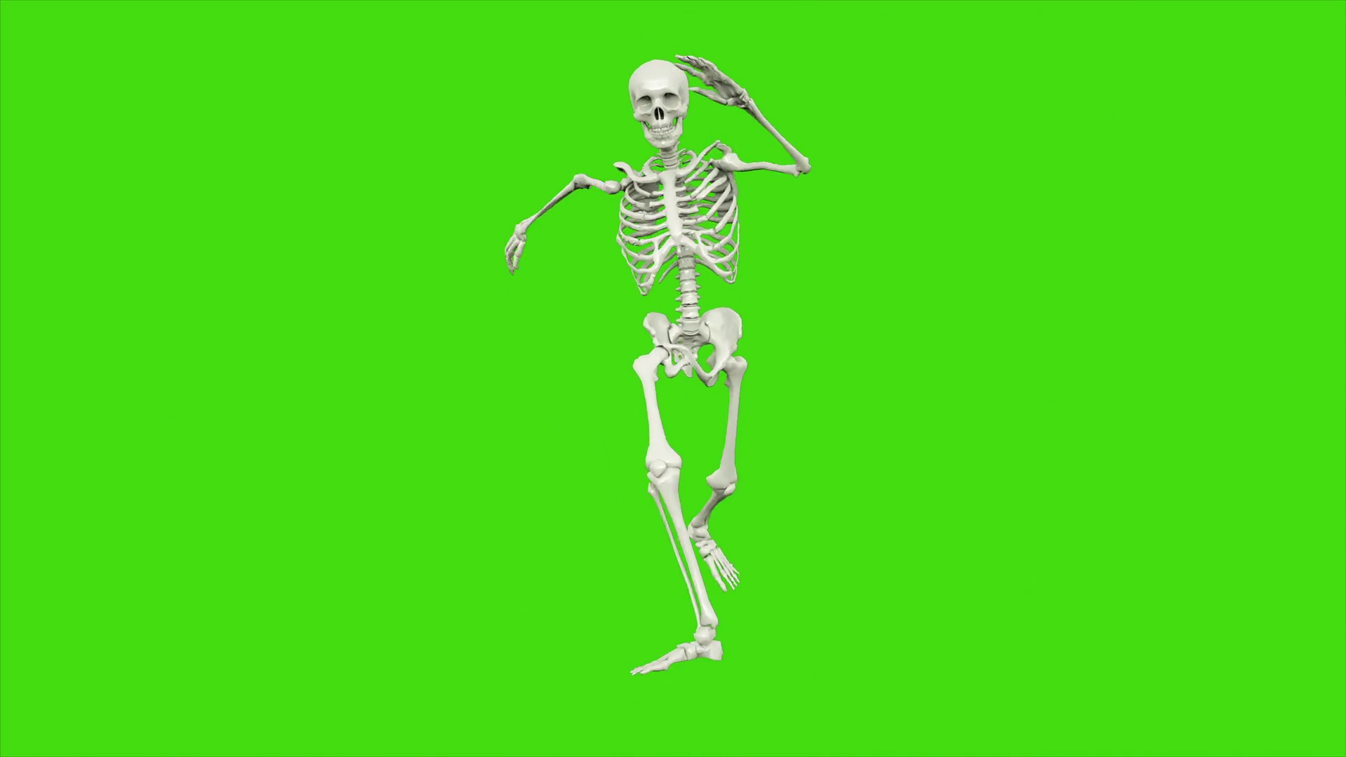 Skeleton Dancing Seamless Loop Animation On Stock Motion Graphics SBV ...