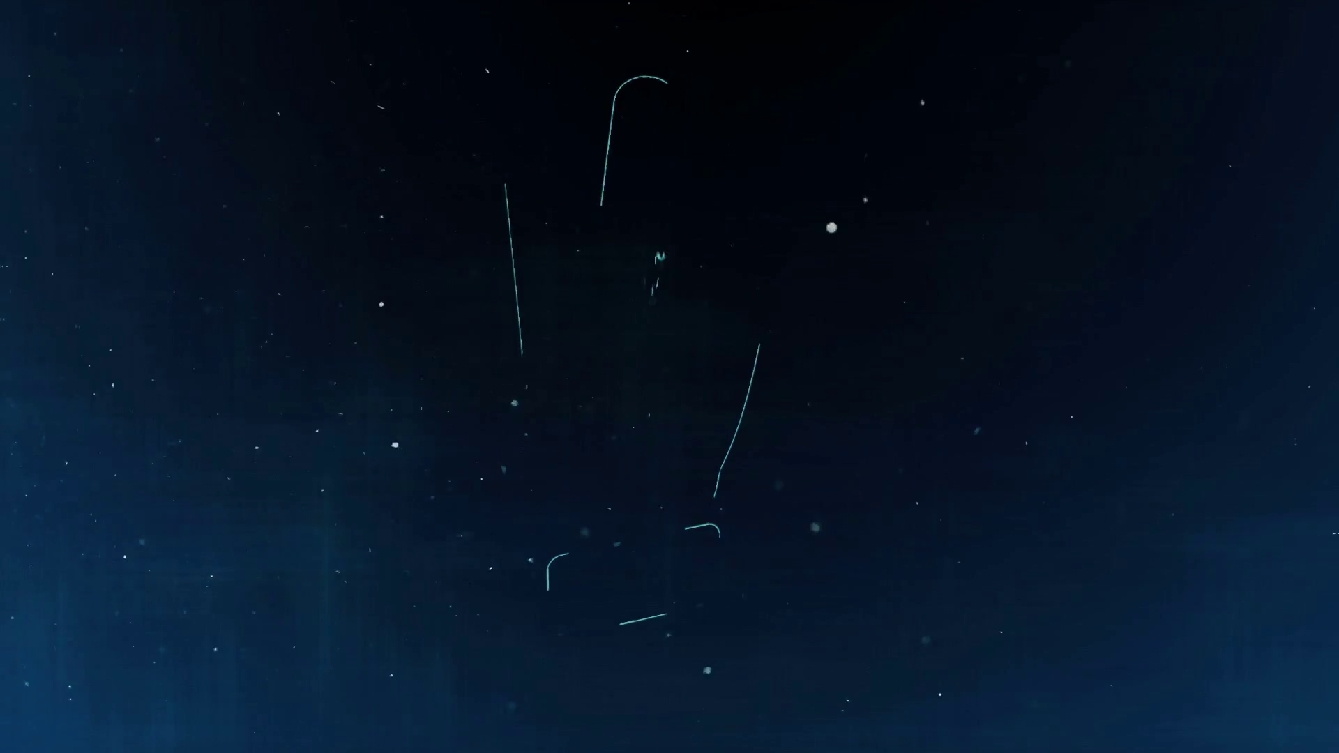 Abstract Flying Flickering Particles Turn Stock Motion Graphics SBV ...