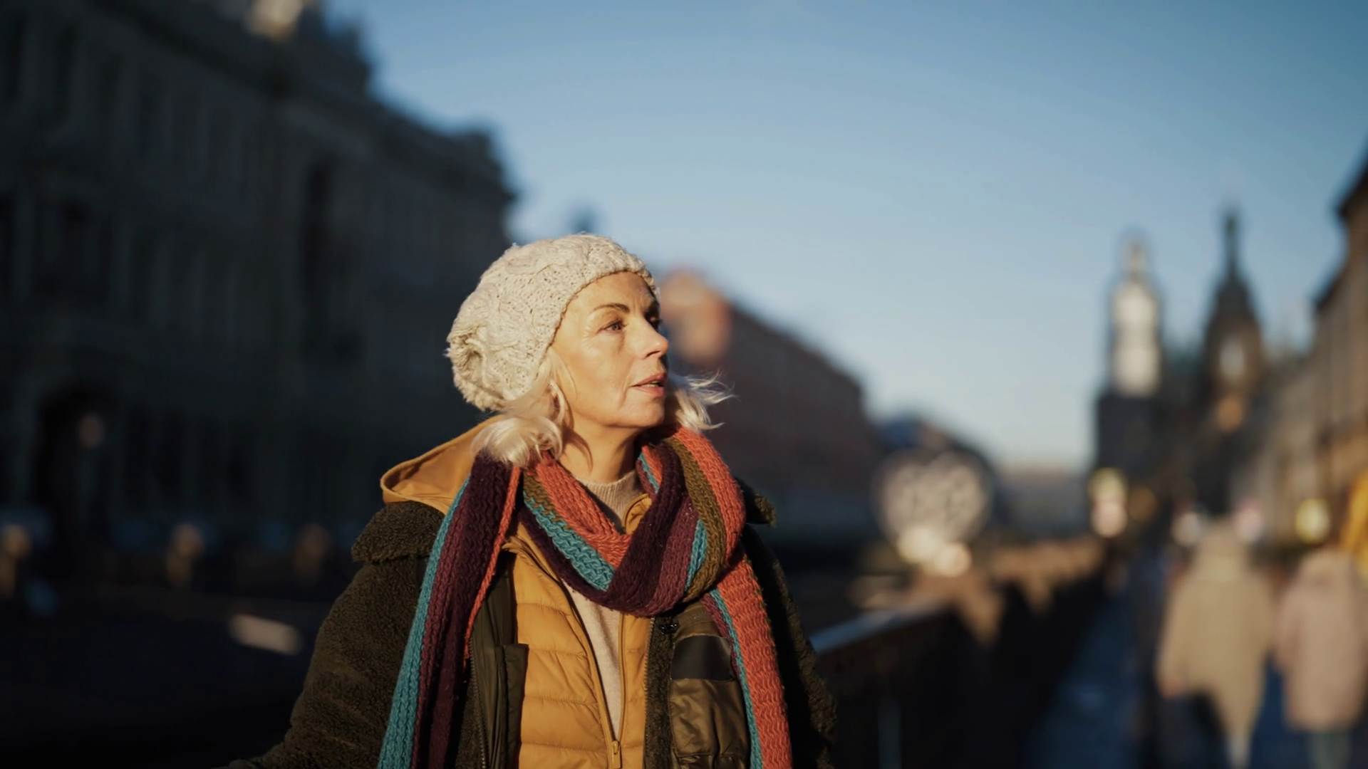 Attractive Middle-aged Woman Traveling Stock Footage SBV-351793691 ...