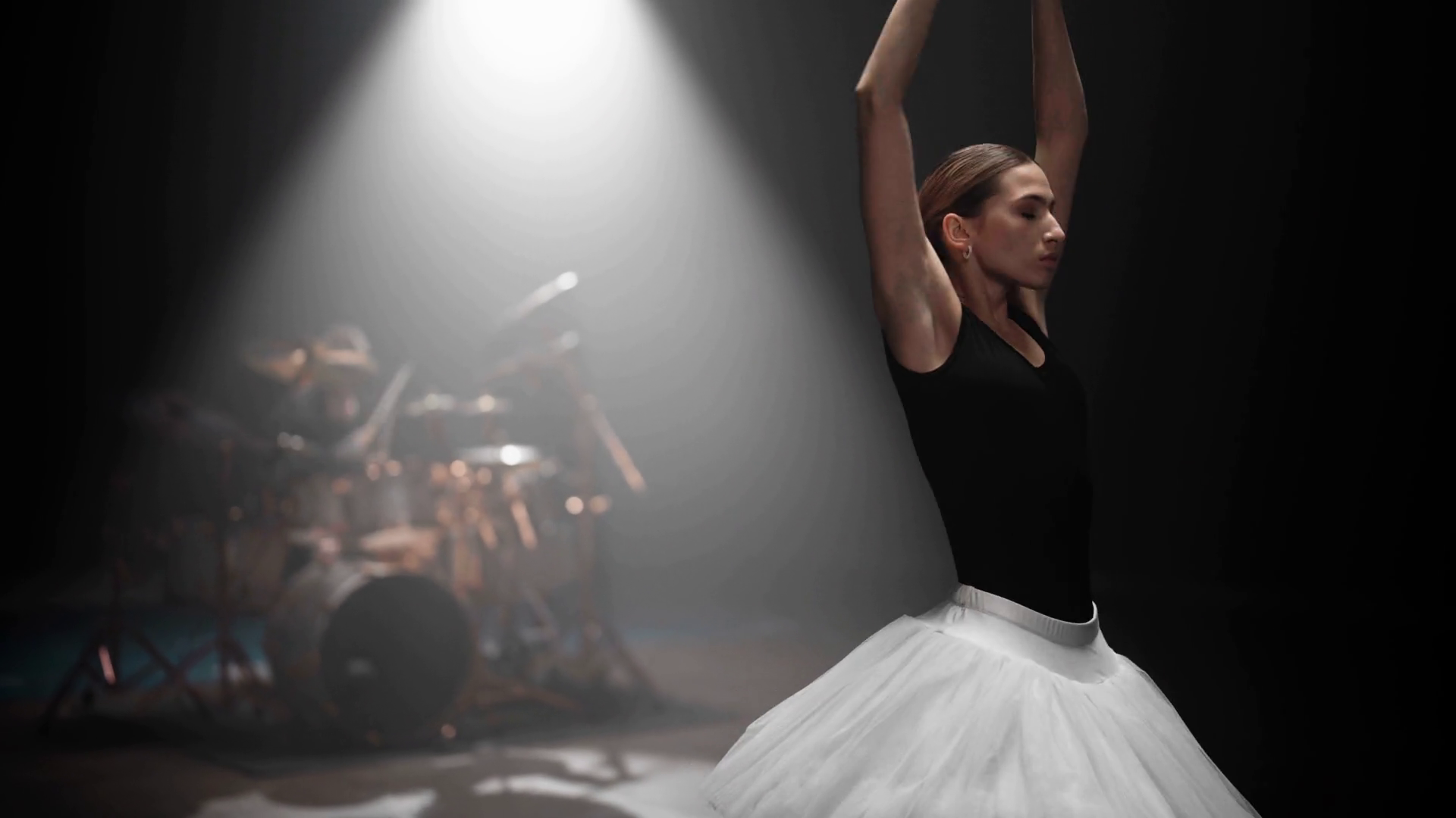 Self-expression Dance Music Young Ballerina Stock Footage SBV-351854139 ...
