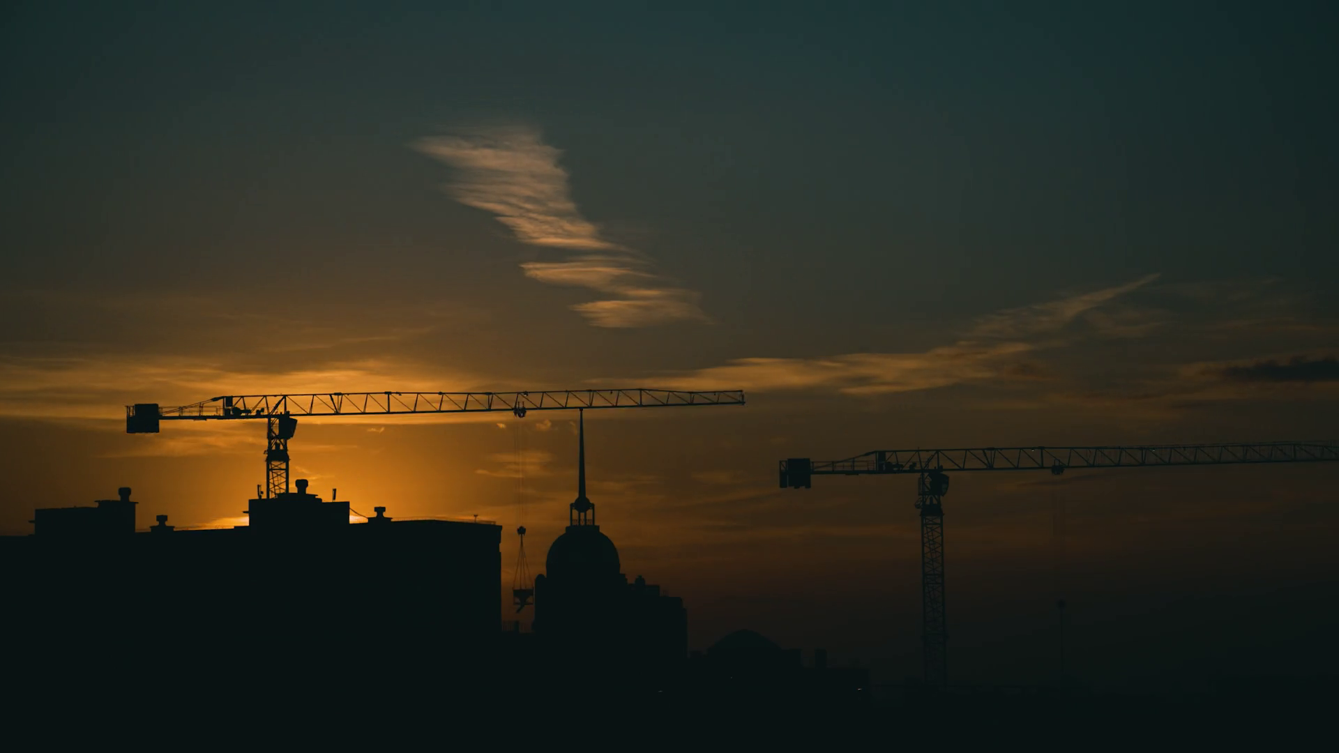 Time-lapse Of Construction In City Stock Footage SBV-347151800 ...