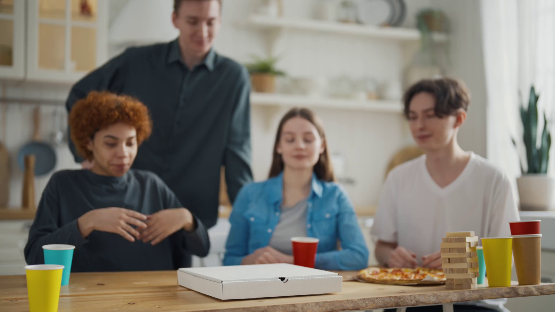 People Two Multi Ethnic Couples Friends Stock Footage SBV-348671865 ...