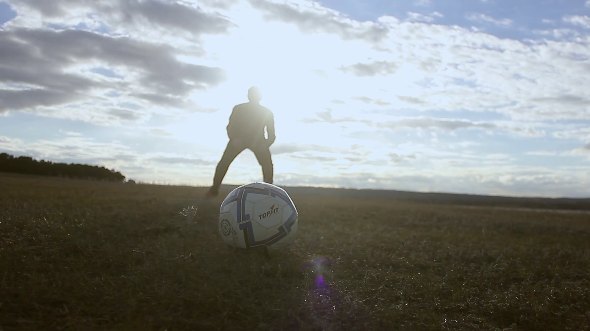 Beautiful Sunset Silhouettes Of Men Playing Stock Footage SBV-313760495 ...