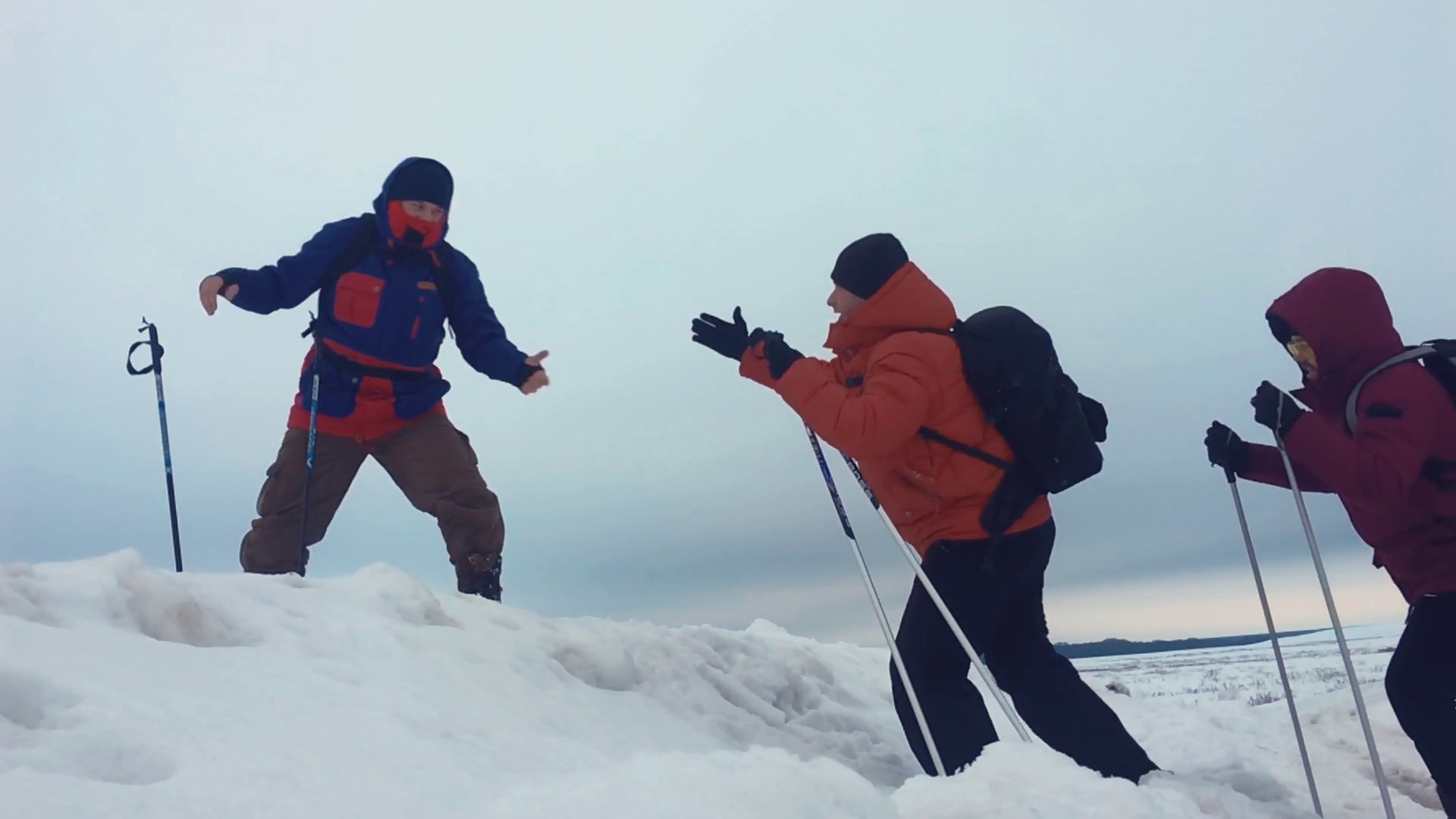 Climber Helping Teammate Climb Man With Stock Footage SBV-332055617 ...