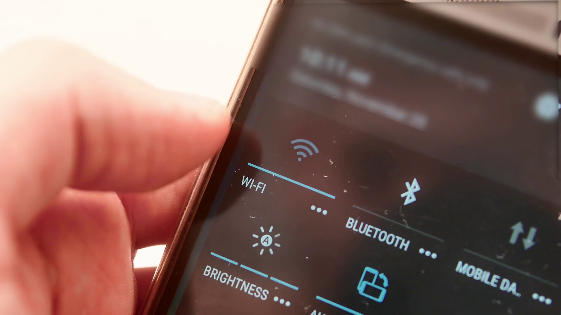 Connecting To Wi-fi On Smart Phone Stock Footage SBV-319331581 ...