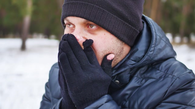 Cold Weather People Stock Footage: Royalty-Free Video Clips - Storyblocks