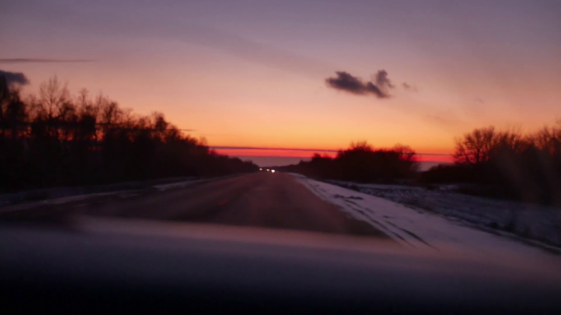 Pov Shot View From Car Driving On Asphalt Stock Footage SBV-319701953 ...