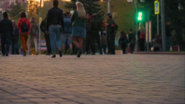 People Walking Fast Motion Stock Footage: Royalty-Free Video Clips ...